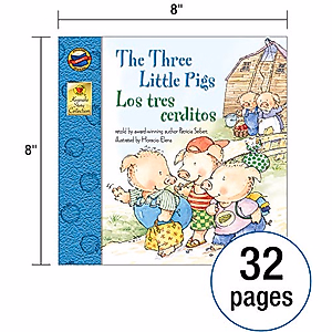 The Three Little Pigs Los Tres Cerditos Bilingual Storybook—Classic Children's Books With Illustrations for Young Readers, Keepsake Stories Collection (32 pgs) (Volume 29)