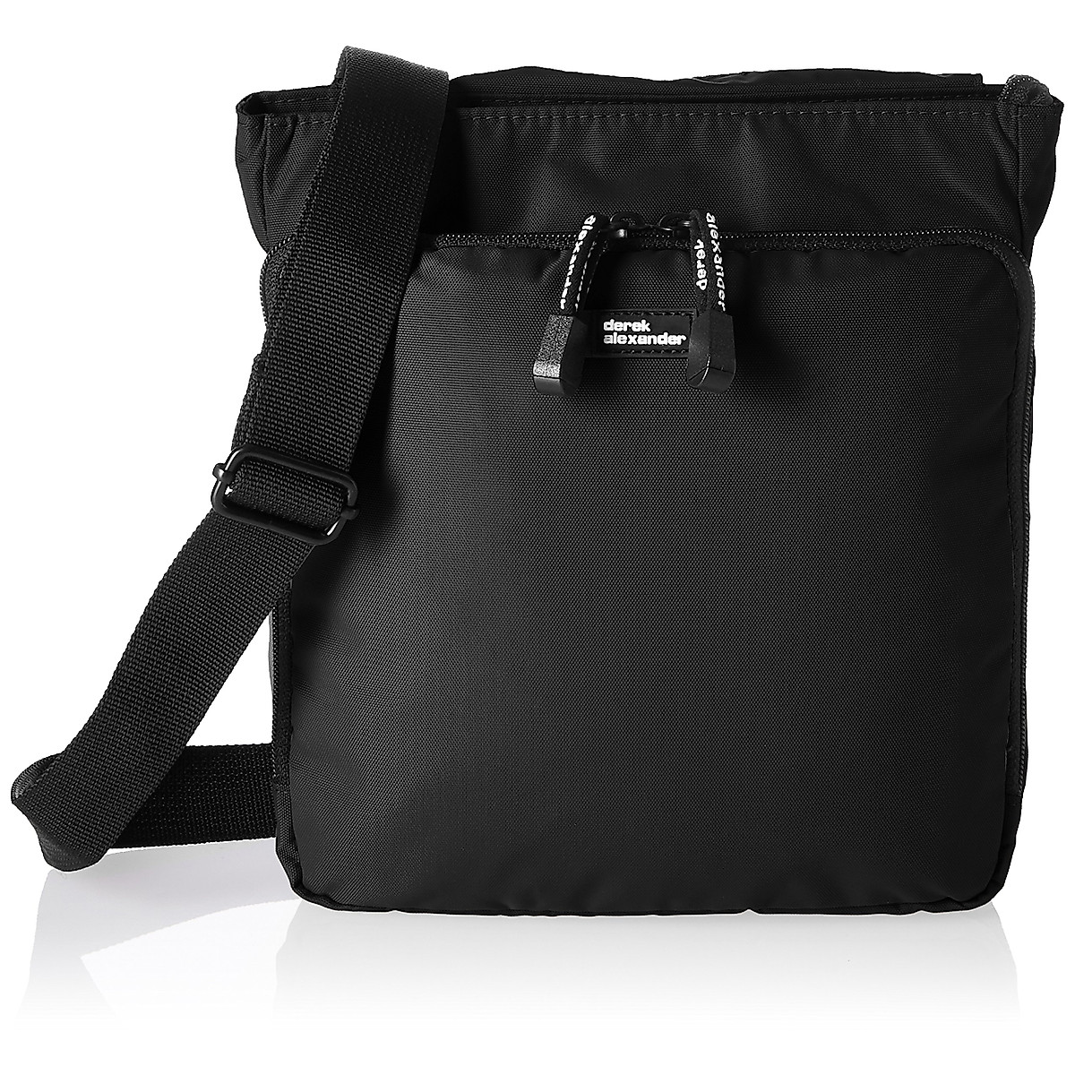 Derek Alexander Top Zip Front Flap, Black, One Size