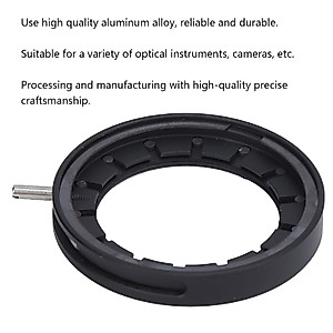 Adjustable Aperture Diaphragm Camera Diaphragm 1.5-25mm Adjustable Lens Optical Diaphragm Microscope Adapter Aperture