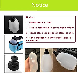 HECHZSO 2x10 oz BPA-Free Water Bottles for the Running Hydration Belt, Fuel Belts Replacement Bottle Set for Marathon Walking Hiking Cycling Trail Skiing (2 PACK) (2x10 oz Water Bottles)