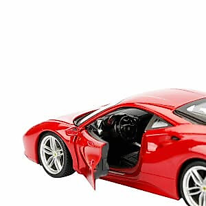 Ferrari Burago 1/18 Scale Diecast - 18-16008 488 GTB Rosso red