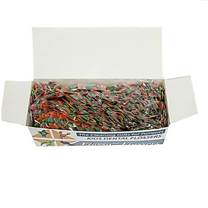 Kids Dental Flossers - Fun & Disposable - Animal Shapes - 200 Flosses in Box