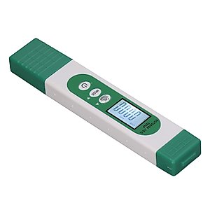Pen Type Water Quality Meter, High Accuracy Automatic Temperature Compensation Portable Sensitive Probe 5 in 1 Water Tester EC SG Salt TDS Temp for Spas
