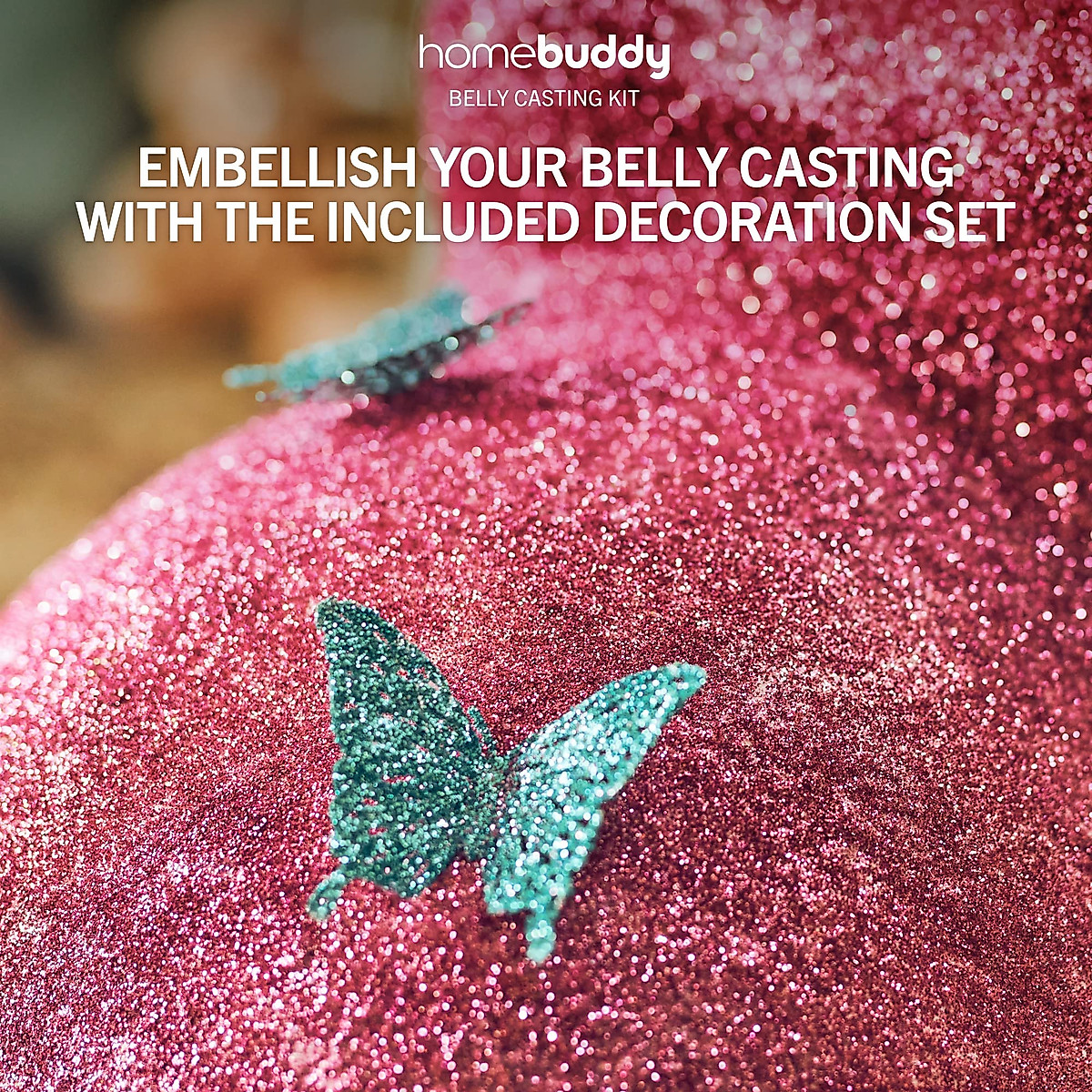 HomeBuddy Belly Casting Kit Pregnancy - All in One - DIY Pregnancy Belly Casting Kit for Expecting Moms