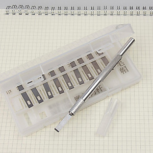 DAGIJIRD Back Cover Camera Glass Scraper Tool Removal Smoothing Scraper with 10 Pieces Replacement Blades for Phone Repair Rear Glue