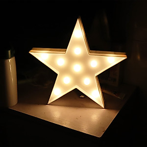 AUSAYE 3 PCS 3D Crescent Moon Light Cloud Led Star Lamp, Decorative Night Lights Room Decor NightLight for Kids Adults Birthday Christmas Gifts