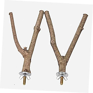 1 Set Platform Hamster Gaskets Kit to Retaining Connecting of Screws Perch Nuts Parts Animal with Fitting Screw Accessories Springboard and Small Fixing Bird for Stand Accessory