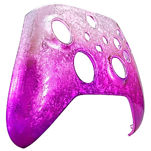 eXtremeRate Custom Shell for Xbox Core Wireless Controller - Revamp Your Gaming Gear - Ice Flake Magenta Replacement Acessories Cover Faceplate for Xbox Series X & S Control [Controller NOT Included]