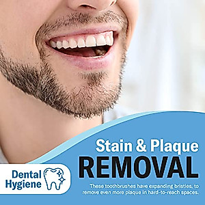 natraco Charcoal Bulk Toothbrushes Individually Wrapped - Deep Clean Charcoal Infused Soft Bristle – Multi Colored Tooth Brush with Covers - for Travel, Kids, Family, Dental Care Etc. 100 Count