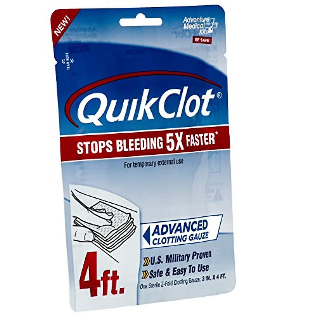 QuikClot Advanced Clotting Gauze - 3 x 48 in