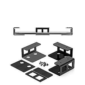 Mellbree Under Desk Laptop Mount, 2023 Upgraded EVA Sponge Full Wrap Type Under Desk Laptop Holder Suitable for Devices Less Than 1.4" Thick, Such as Laptops, Macbooks, Keyboard, Routers