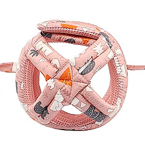 Baby Adjustable Helmet Toddler Head Protector Hat Safety Helmet Infant Walker Bumper Hat Kids Headguard Bumper Baby Head Cap Kids Head Cushion Bonnet for Baby Age 6 Months to 5 Years