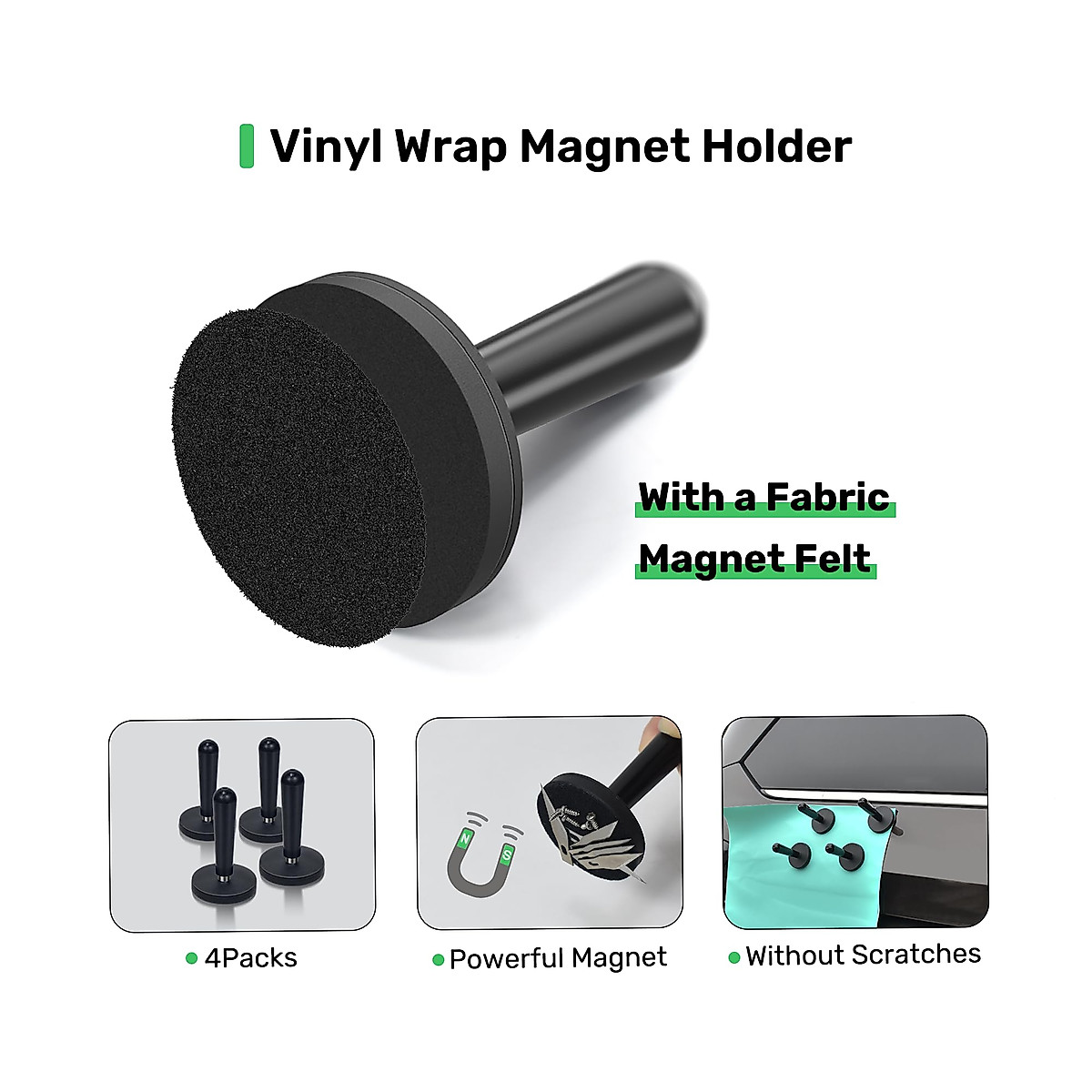 Zanch Vinyl Wrap Tool Kit,Complete Tools for Automotive Vinyl Wrap Film Installation - Professional 52pcs Full Set