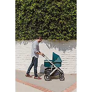 Bassinet - Bryce (White Marl/Silver/Chestnut Leather)