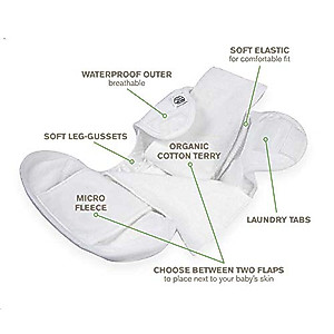 ImseVimse Organic All in One Reusable Cloth Diaper (Wildlife, S (9-17 lbs))