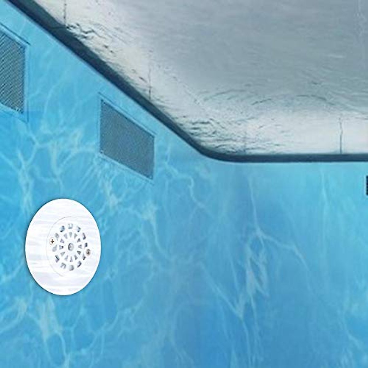 Qinlorgo Easy to Install and Replace Floor Drain, Swimming Pool Drainer, Abs Material Filter Type Sturdy Home for Swimming Pool Use Garden(1.5 inch)