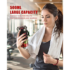 Personal Blender for Shakes and Smoothies, kognita 17OZ Protein Shake Blender with USB Rechargeable Batteries, Mini Travel Blender, BPA-Free