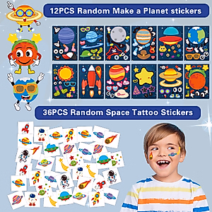 Space Party Favors, 230PCS Space Themed Birthday Party Decorations, Outer Space Party Favors Gifts Goodie Bags Stuffers, Galaxy Planet Space Birthday Party Supplies Astronaut Toys for Kids Boys Girls