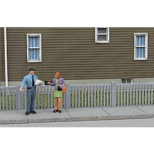 Walthers SceneMaster HO Scale Metal Fence - Kit - 48-7/8in Overall Length