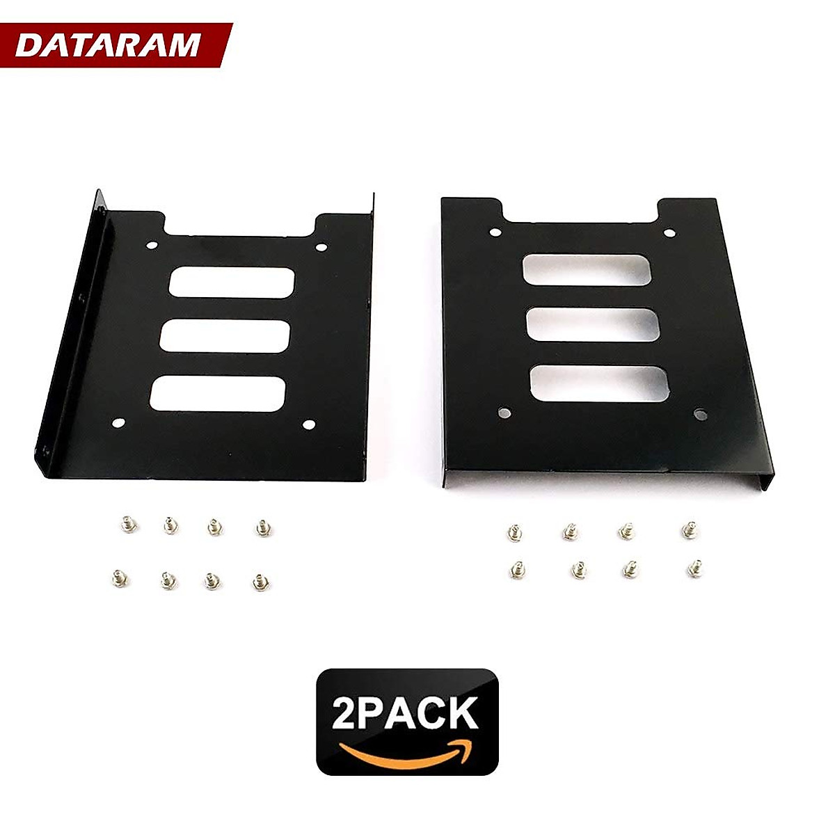 Dataram 2 Pack 2.5" SSD Solid State Drive 6.0 Gbps SATAIII (SSD Mounting Bracket),2 Pack