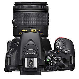 Nikon D5600 DSLR Camera with 18-55mm VR Lens + 32GB Card, Tripod, Case, and More (18pc Bundle)