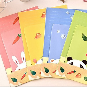 SCStyle 30 Cute Lovely Kawaii Cartoon Animal Design Version 2 Writing Stationery Paper with 15 Envelope