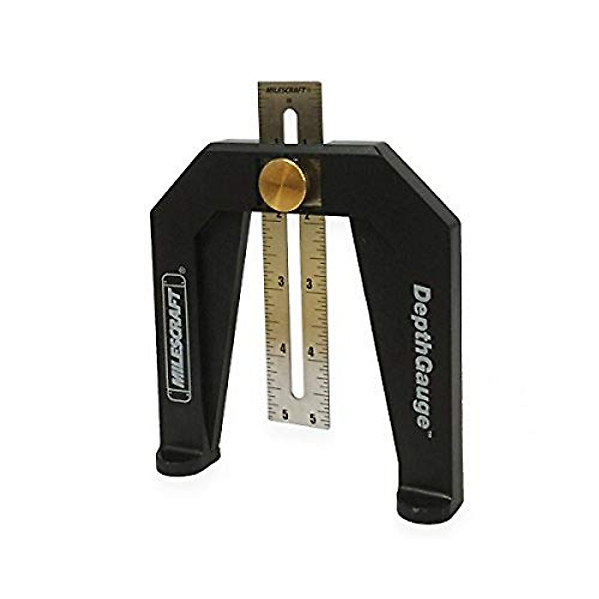 Milescraft 8601 Depth Gauge - Measure, Mark and Locate Depth of Blade or Bit on Table Saws, Router Tables, Routers and More, Woodworking