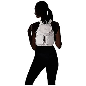 Kipling Women's Firefly Up, Grey Gris, 8.75''L x 12.25''H x 5.5''D