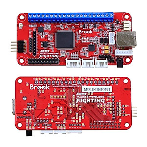 Mcbazel Brook Wireless Fighting Board for PS3/PS4/PS5/N-Switch/PC Support Two Analog Sticks/Turbo Function/Tournament Mode/Touchpad (PS4)