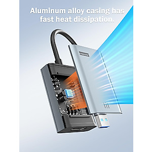 Lemorele USB to HDMI Adapter for MacBook Air/Pro/Mini, 1080P@60Hz USB to HDMI Cable for Mac Supports Mirror/Expansion Mode Multi Display Video Adapter Compatible with Windows7,8,10/MacOS10.15