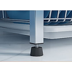 JUNXIAN Dish Rack 304 Stainless Steel Dish Storage Rack, Dish Storage Rack, Kitchen Dish Drainer Dish Rack, Dish Drying Rack Organizer Dish Containers(E)