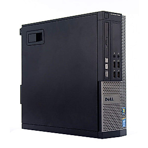 Dell OptiPlex 9020 SFF Computer Desktop PC, Intel i5 Processor, 16GB Ram, 128GB M.2 SSD + 2 TB HDD, Dual FHD New 24 Monitor, Wired Keyboard and Mouse, WiFi & Bluetooth, Windows 10 Pro (Renewed)