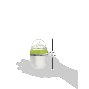 Comotomo Baby Bottle, Green, 5 oz