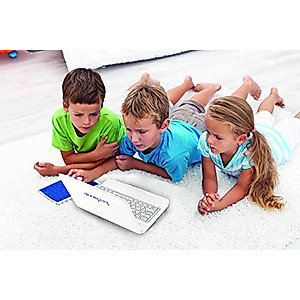 LEXiBOOK JC598i1_01 Educational and Bilingual Laptop French/English-Toy for Children with 124 Activities to Learn Mathematics, Dactylography, Logic, Clock Reading, Play Games and Music