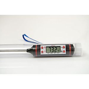 Generic TP101 Convenient Digital Food Thermometer with LCD Display (Black)