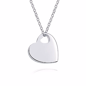 Jinlou Loved Ones Urn Pendant Necklace 925 Sterling Silver Keepsake Memorial Heart Cremation Jewelry for Women(Simple)