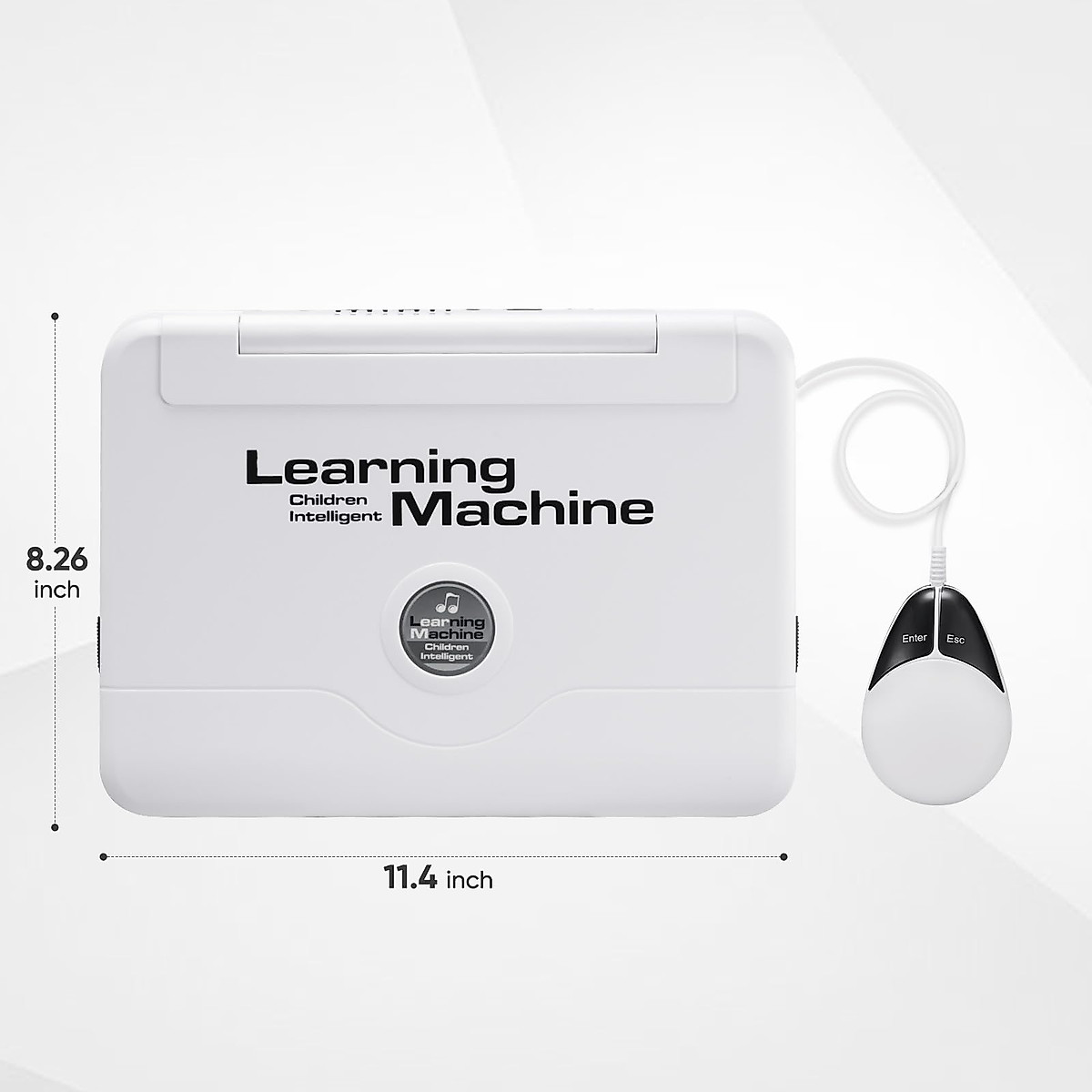 LESHITIAN Kids Laptop - 80 Learning Modes to Learn Alphabet, Words, Mathematics, Play Games and Music - Toy for Children Ages 5+