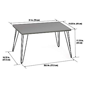 Badger Basket Contempo Convertible Changing Table for Infants and Babies - Includes Two Baskets, Gray/White
