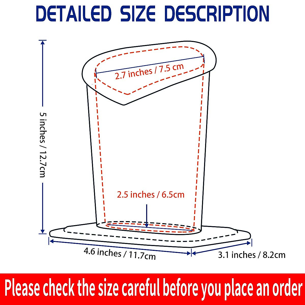 PG6 Plush Lined Eyeglasses Holder Stand Case Protective Glasses Case for Desks