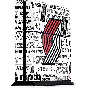 Skinit Decal Gaming Skin for PS4 Console - Officially Licensed NBA Portland Trail Blazers Historic Blast Design