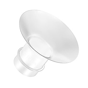 TSRETE Flange Insert 19mm Compatible with S9/S10/S12 Parts, Hands-Free Breast Pump Shield/Flange Insert, Breast Pump Parts Replace(19mm) - 1 Pack