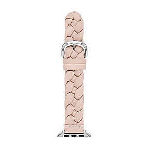 Kate Spade New York women's pink leather band for apple watch®, 38/40/41mm and 42/44/45/49mm
