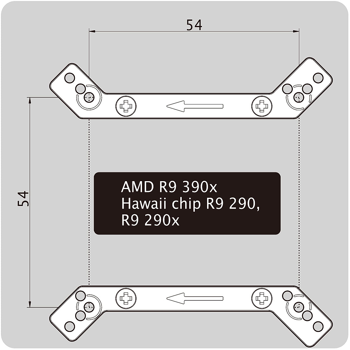 Raijintek Compatible Morpheus II Core Black Heatpipe VGA Kühler