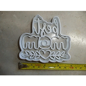 BEST MOM WITH HEART MOTHERS DAY CELEBRATION LOVE COOKIE CUTTER MADE IN USA PR3475