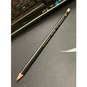 Faber-Castell Wooden Tri-Grip Exam Grade Graphite 2B Pencils, Smooth and Dark Pre-sharpened Wood Pencils - Box of 12