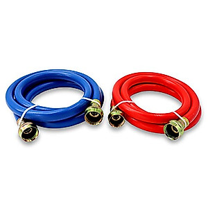 Appliance Pros Washer Inlet Hoses (Reinforced PVC, Pack Qty-1, 6 Foot)