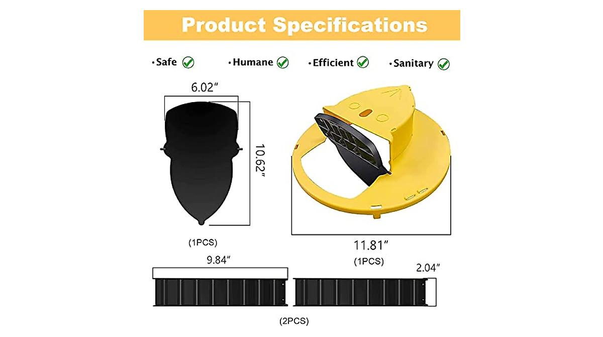 Humane Flip N Slide Mouse Trap: Safe & Multi-Catch Rodent Control