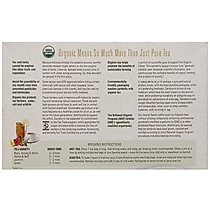 Davidson's Organics, Decaffeinated Spiced Peach, 100-count Unwrapped Tea Bags