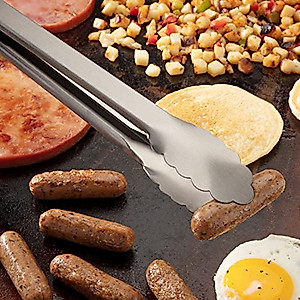 Cuisinart CGS-1312 12-Piece Tool Set, Outdoor Griddle Accessories-Spatula, Tongs, Scraper, Melting Dome, Squirt Bottle, Silicone Egg Ring