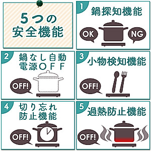 IRIS OHYAMA Party IH Cooking Heater "ricopa" IHL-R14-AA (Ash Blue)【Japan Domestic genuine products】